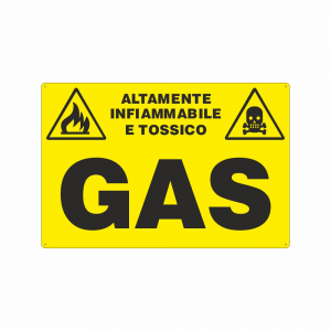 Centro Sill Shop - Cartello Pericolo gas infiammabile | Segnaletica ...
