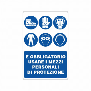 Centro Sill Shop - Cartello Obbligo uso dpi in dotazione | Segnaletica ...